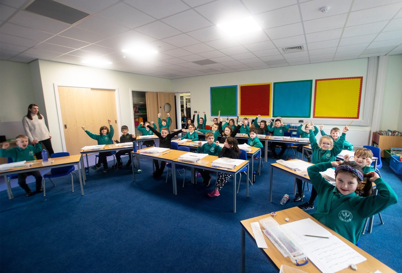 New classroom extension completed at Brown Clee Primary School - SWG